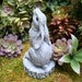 Moon Gazing Hare Statue - Traditional Style March Hare Ornament ...