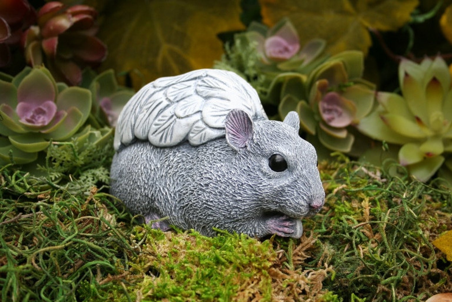 Hamster Angel Statue LIFE SIZE Hamster Memorial for Golden / Syrian ...