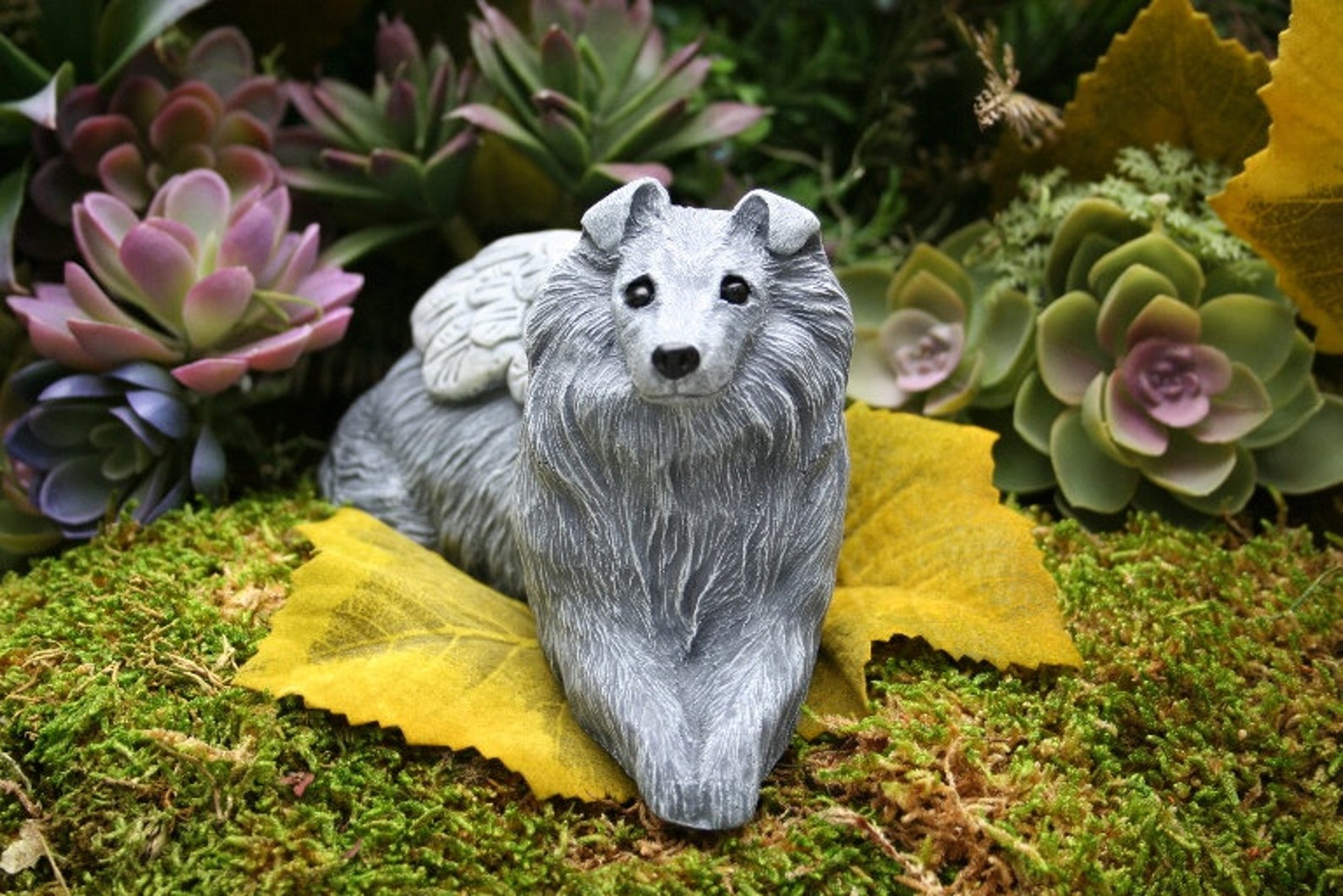 Shetland Sheepdog Angel Sheltie Collie Dog Angel Statue | Etsy