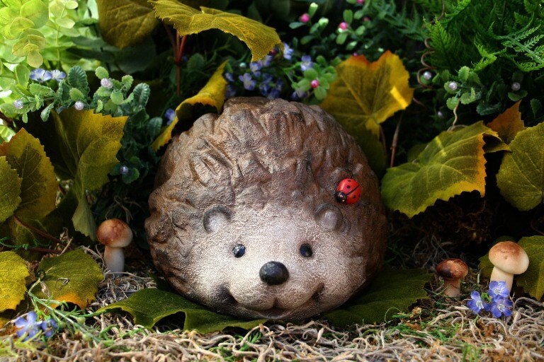 Hedgehog Statue Concrete Garden Sculpture Outdoor Decor - Etsy