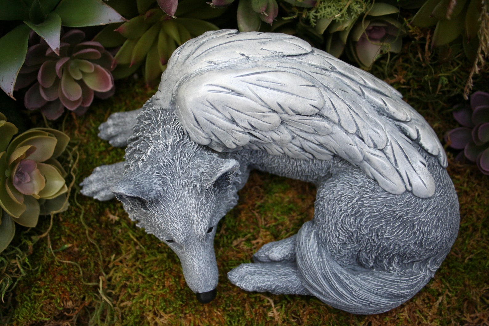 German Shepherd Angel Dog Statue forever My Guardian - Etsy