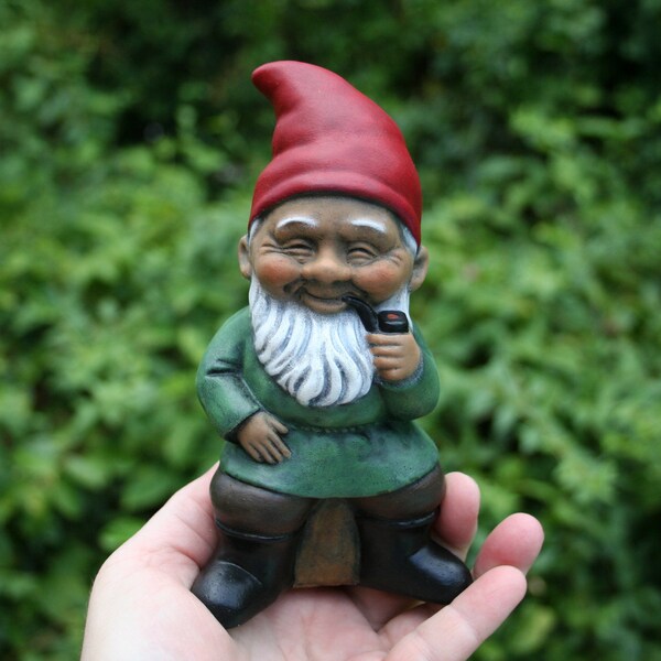 Gnome Smoking Pipe - Etsy