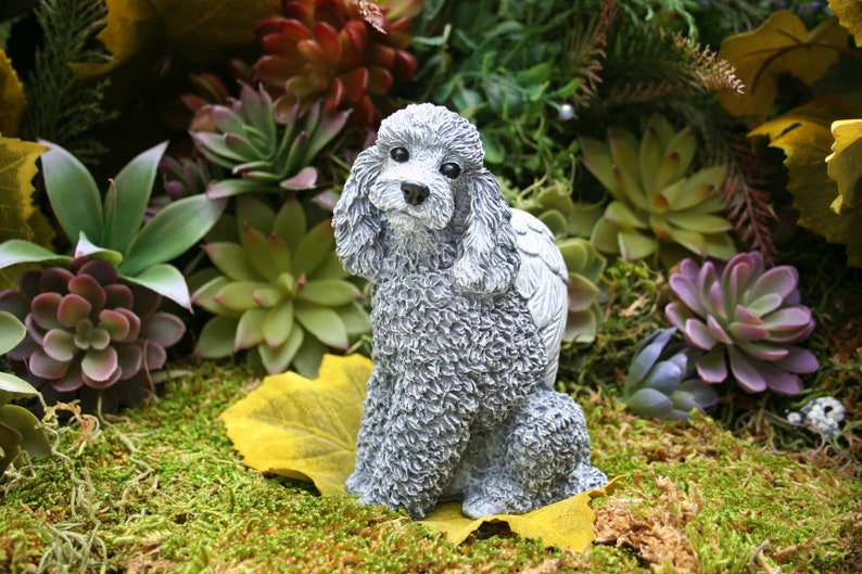 Poodle Angel Dog Statue Miniature or Standard Poodle - Etsy