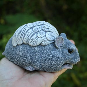 Hamster Angel Statue - LIFE SIZE Hamster Memorial for Golden / Syrian ...