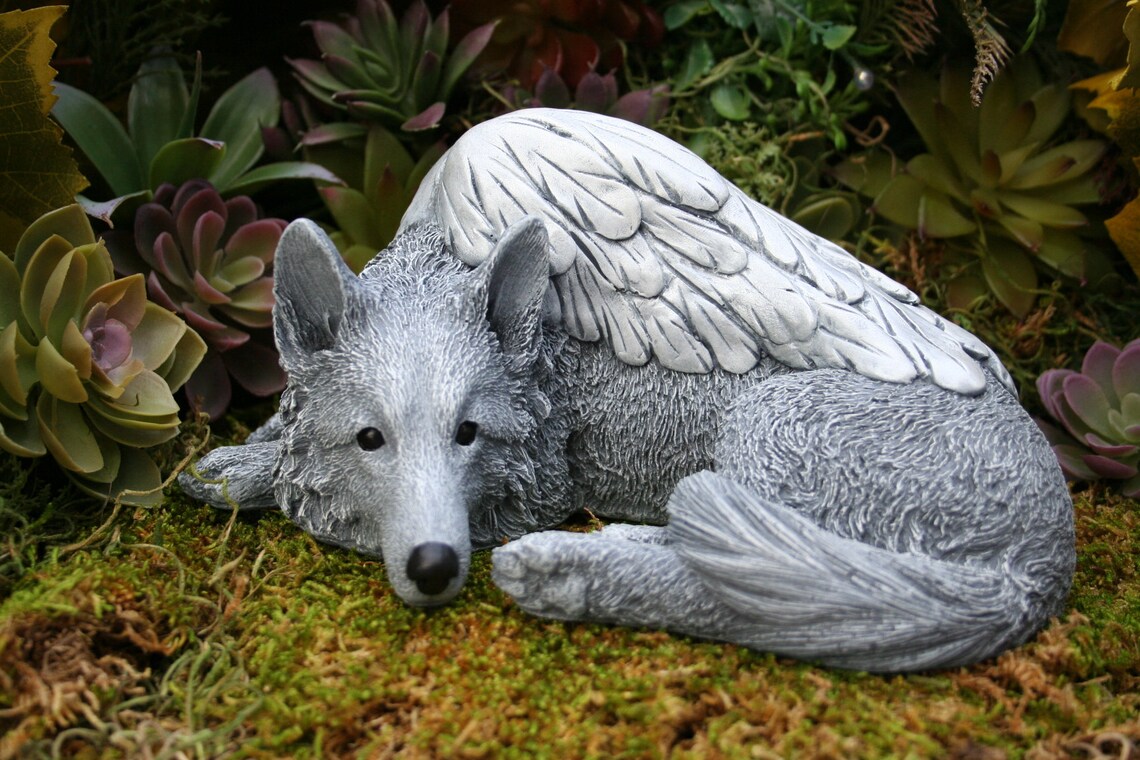 German Shepherd Angel Dog Statue - "forever My Guardian Angel" - Etsy