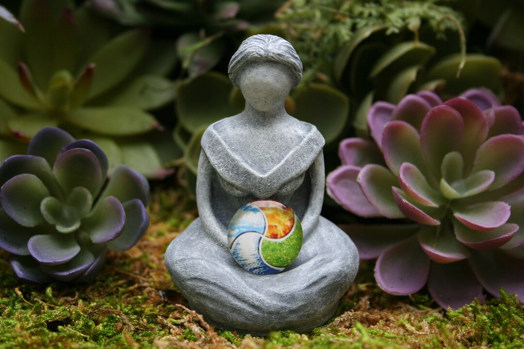 Goddess Statue - Goddess of the 4 Elements - Earth, Fire, Air, Water ...