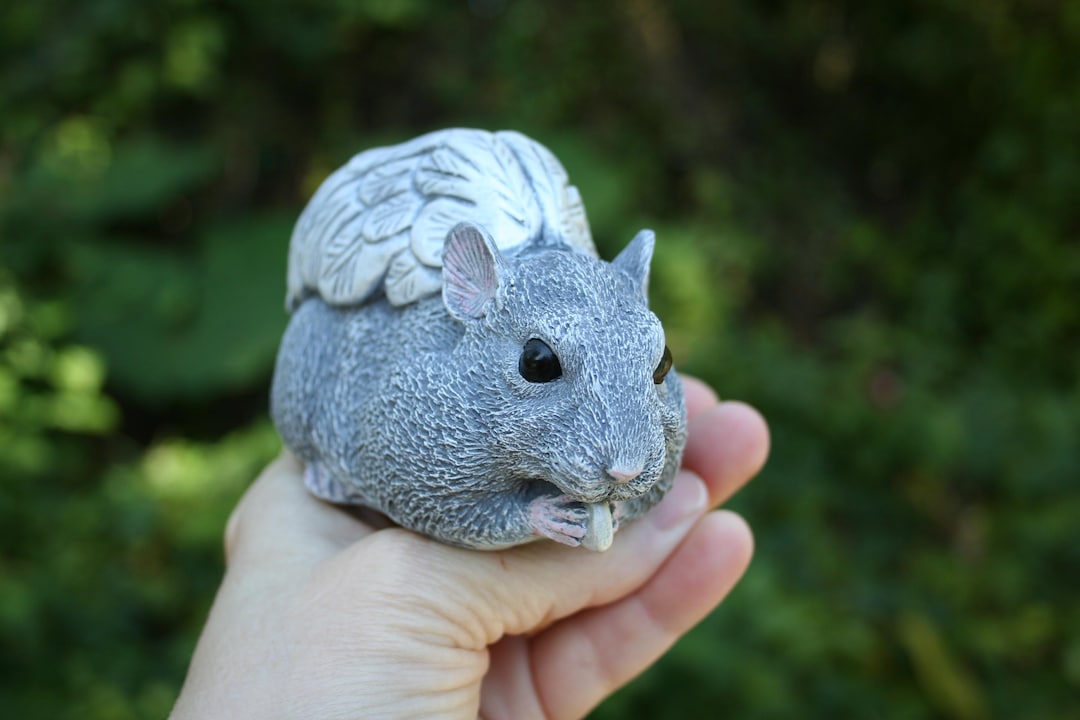 Hamster Angel Statue LIFE SIZE Hamster Memorial for Golden / Syrian ...