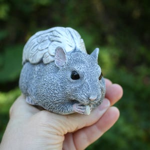 Hamster Angel Statue - LIFE SIZE Hamster Memorial for Golden / Syrian ...