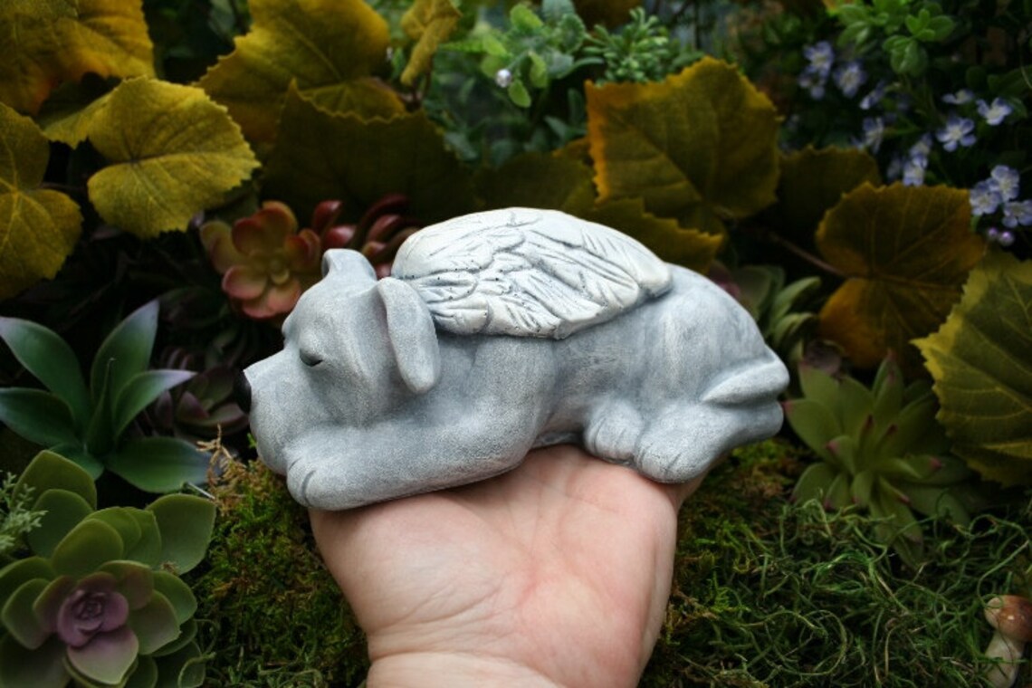 Pit Bull Angel Pit Bull Statue Dog Memorial Pitbull Angel - Etsy
