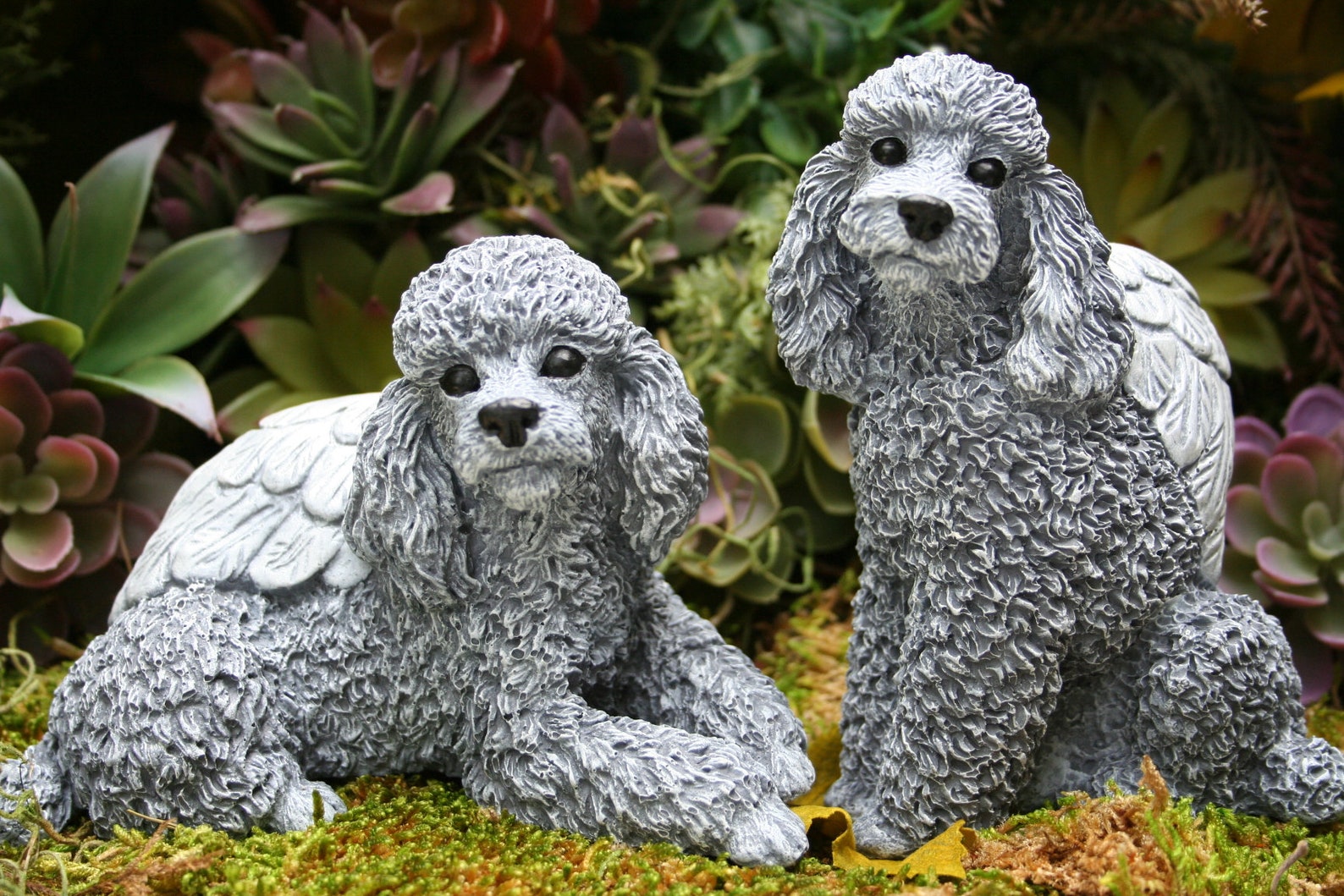 Poodle Angel Dog Statue Miniature or Standard Poodle - Etsy