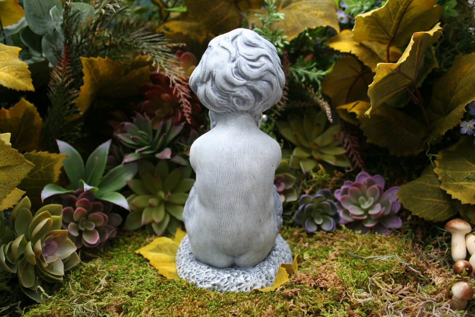 Pan Statue - Satyr Faun Sculpture - Unique Concrete Art for Your ...