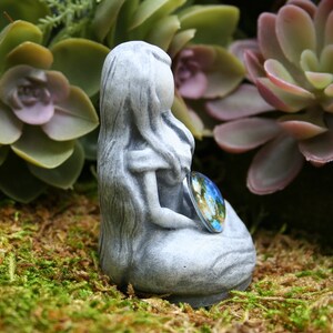 Earth Goddess Statue - Gaia Statue - Unique Mini Mother Earth Figurine ...
