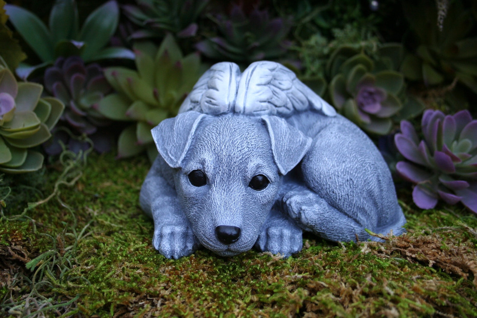 Jack Russell Terrier Memorial Statue - Jack Russell Angel Dog - JRT ...
