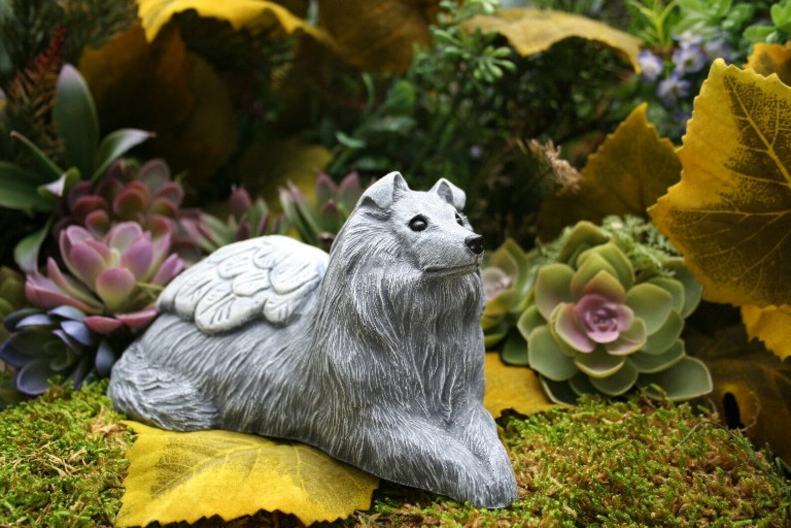 Shetland Sheepdog Angel Sheltie Collie Dog Angel Statue | Etsy