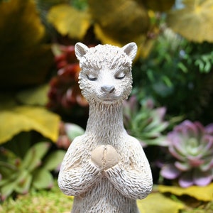 Yoga Llama Statue! Zen Llama Has No Drama - Meditating Llama is Perfect ...