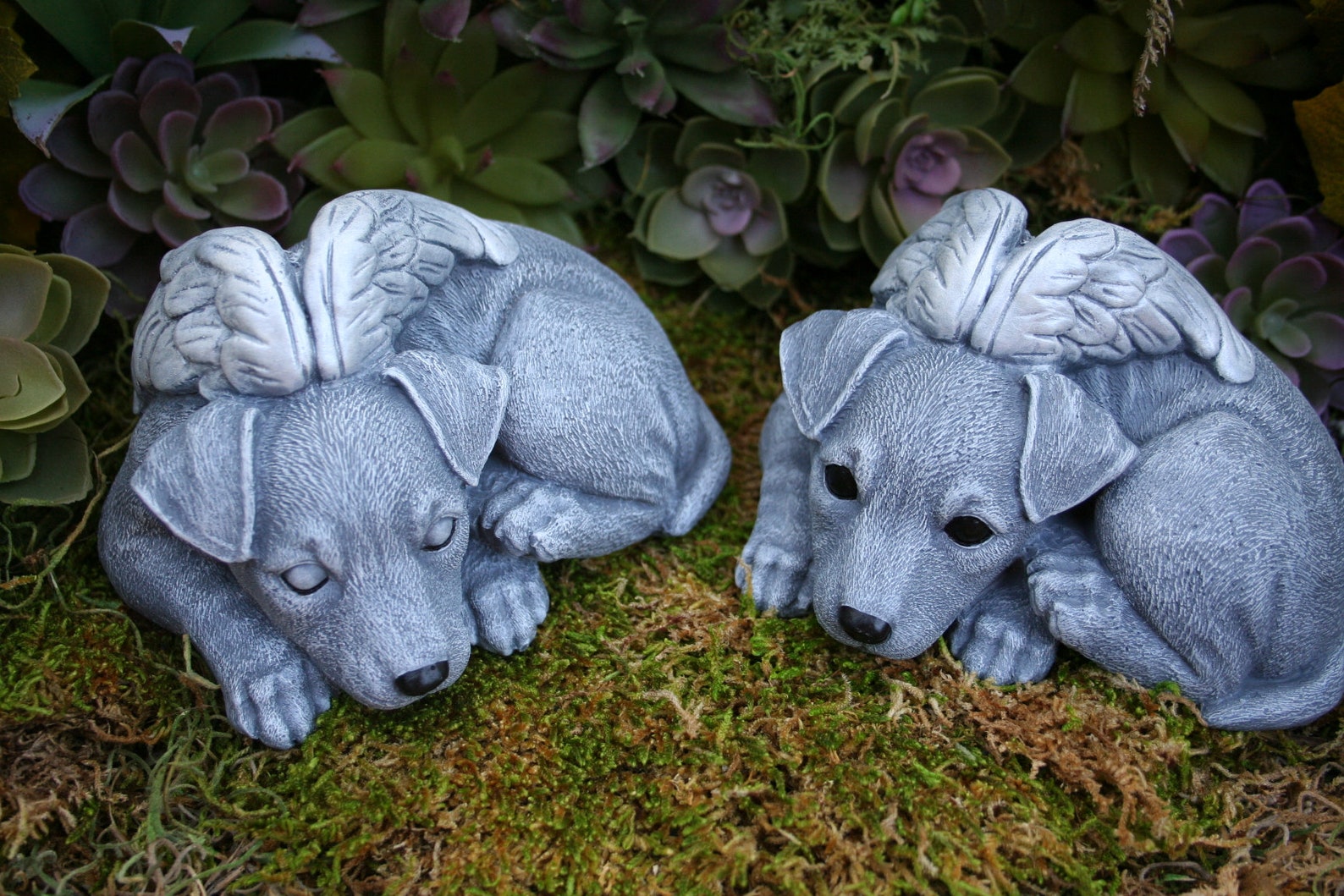 Jack Russell Terrier Memorial Statue - Jack Russell Angel Dog - JRT ...