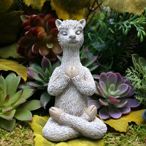 Yoga Llama Statue! Zen Llama Has No Drama - Meditating Llama is Perfect ...