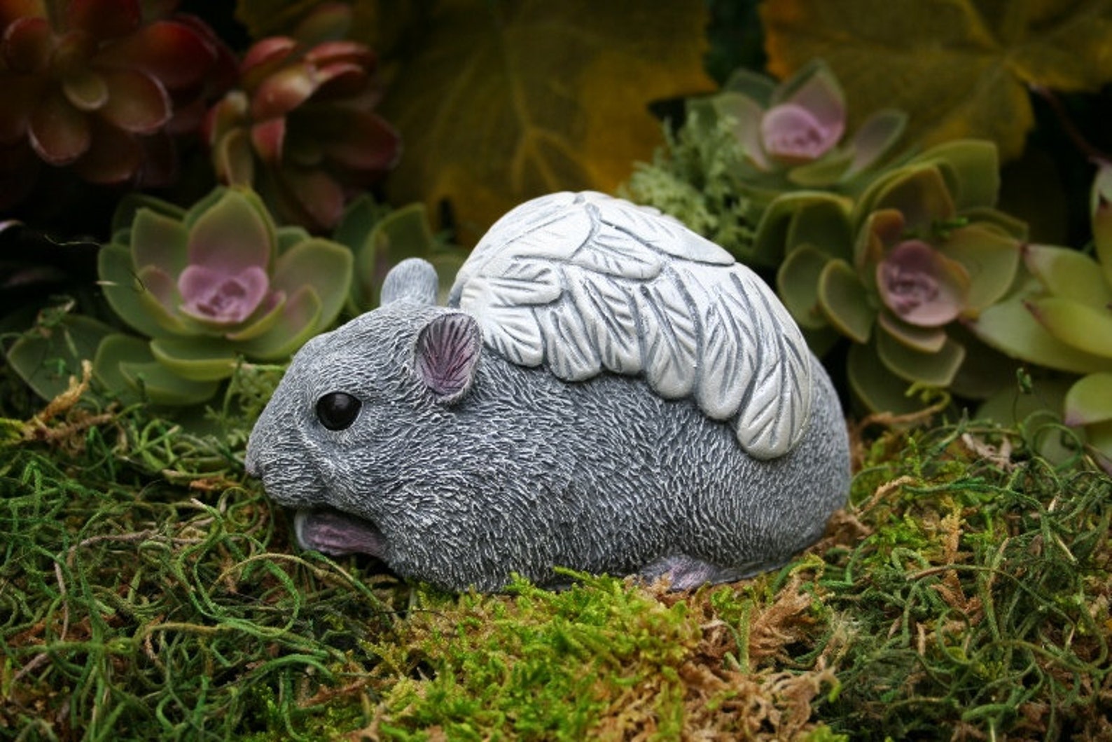 Hamster Angel Statue LIFE SIZE Hamster Memorial for Golden / Syrian ...