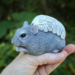 Hamster Angel Statue - LIFE SIZE Hamster Memorial for Golden / Syrian ...