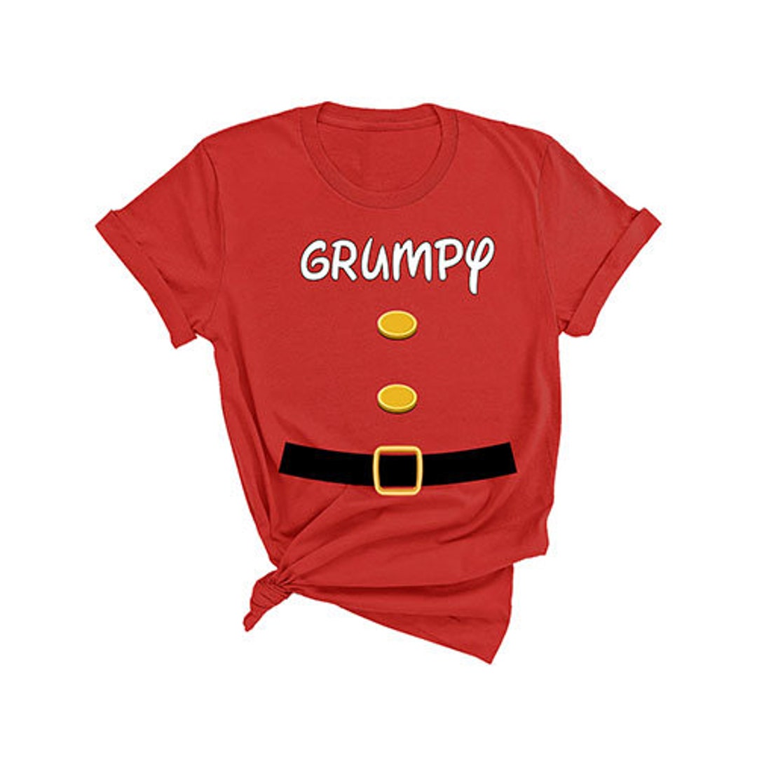 Grumpy - Custom Shirt Color - Halloween Matching T-shirts - Cosplay ...