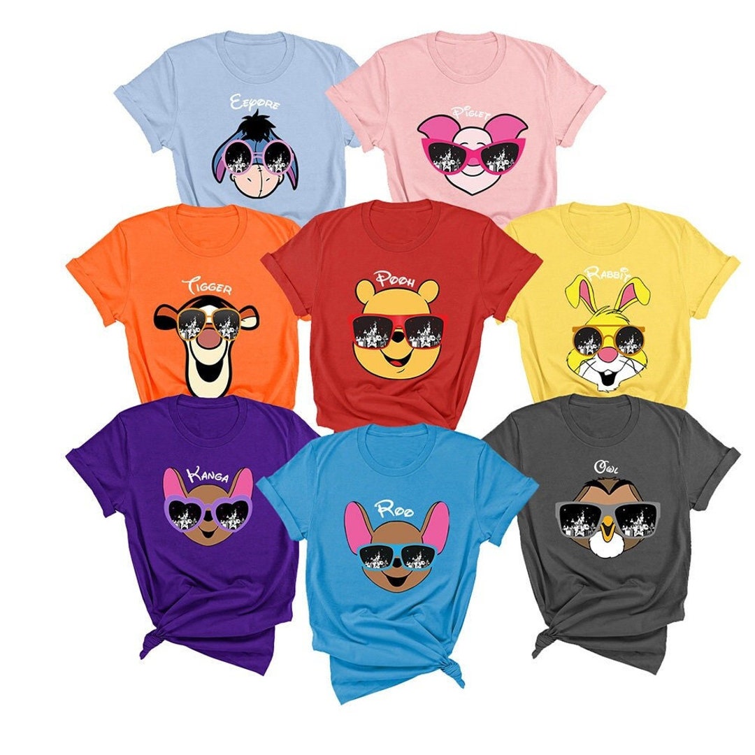 Winnie the Pooh Costume Shirt - Tigger & Friends Piglet, Eeyore Family ...