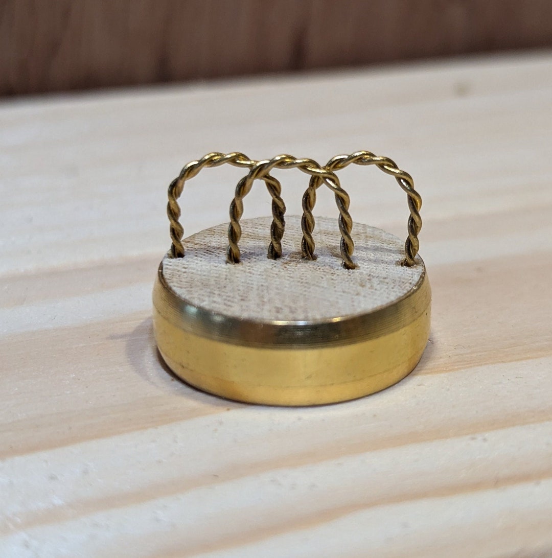 Tokenbase Papertokens Wood Hardwood Brass Dnd Ttrpg Pf2e Handmade ...