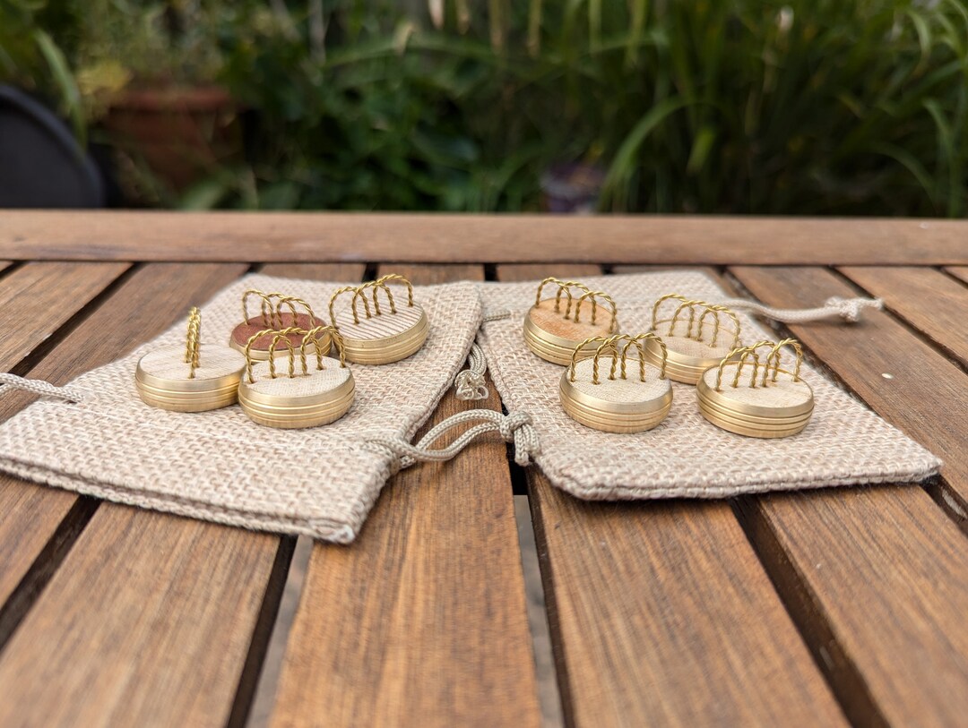 Token Base X4 Papertokens Wood Hardwood Brass Dnd Ttrpg Pf2e Handmade ...