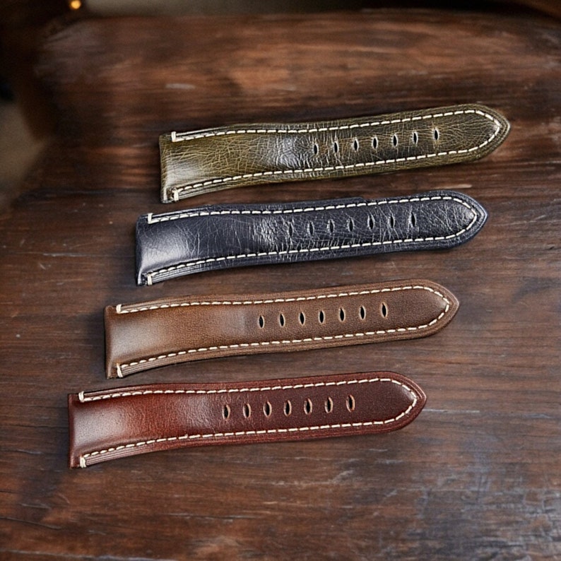 Shinki Hikaku Shell Cordovan Premium Leather Strap - High Quality ...