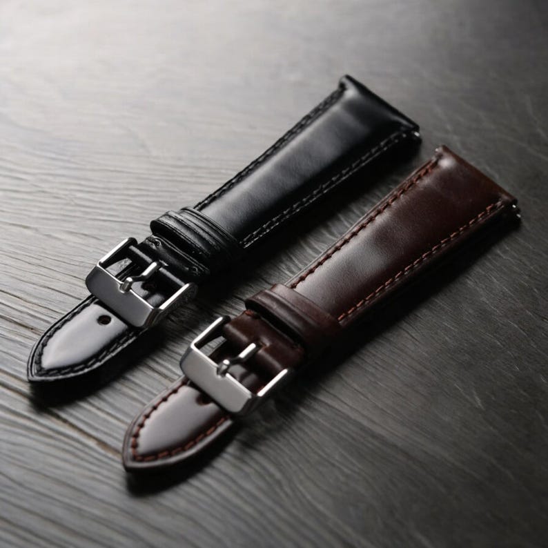 Handmade Leather Watch Strap Unique Design A Variety of Colors ...