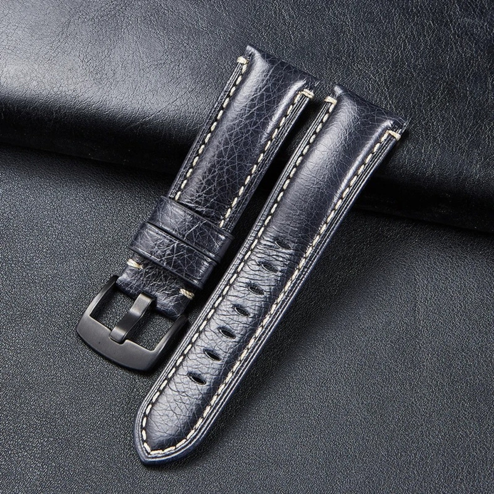 Shinki Hikaku Shell Cordovan Premium Leather Strap - High Quality ...