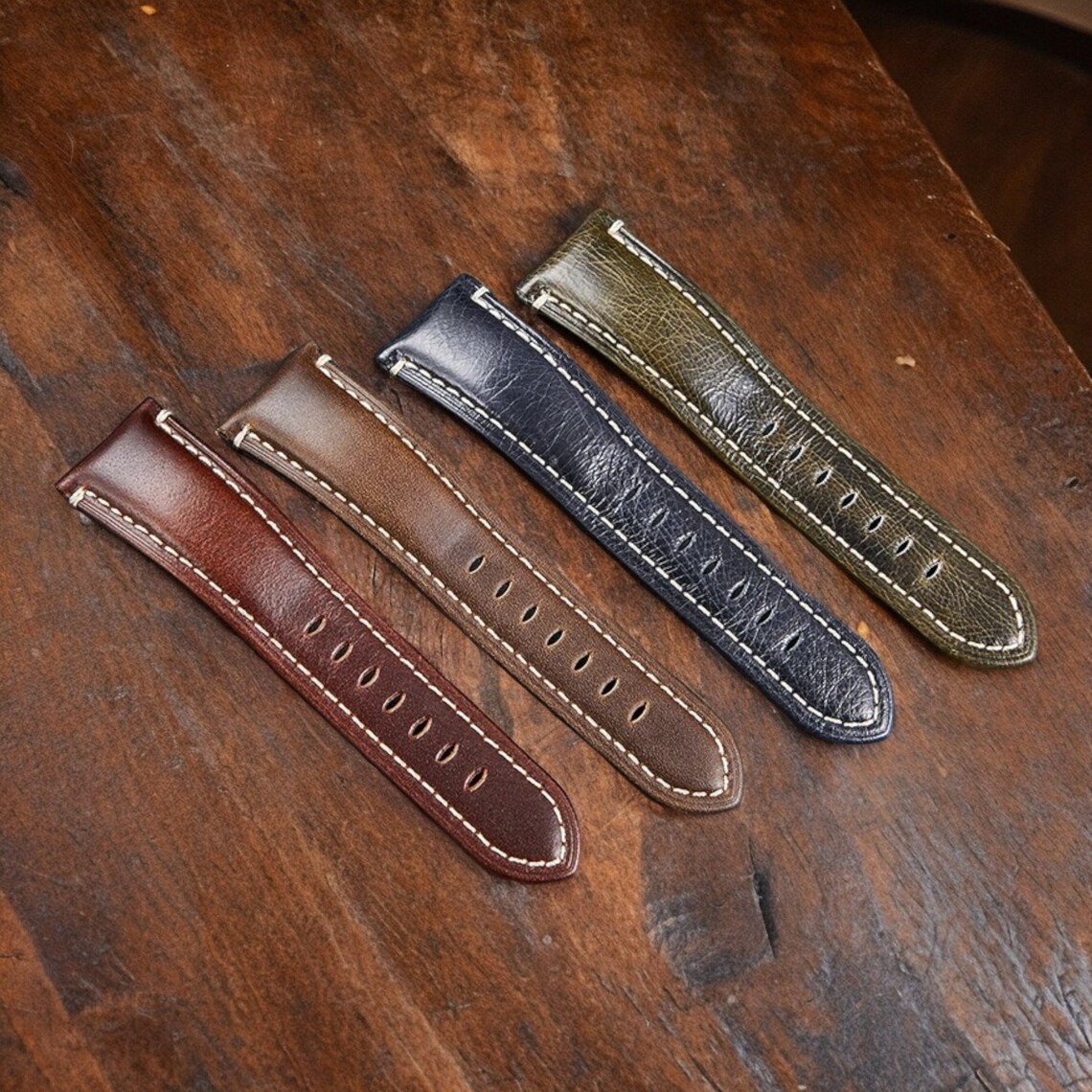 Shinki Hikaku Shell Cordovan Premium Leather Strap - High Quality ...