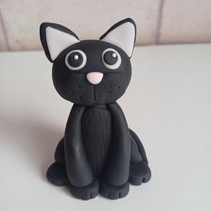 Cat Edible Fondant Cake Topper - Etsy UK