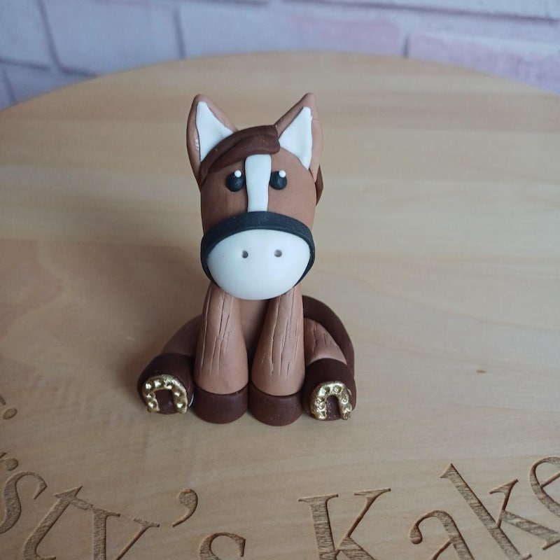 Edible Toppers Horse - Etsy UK
