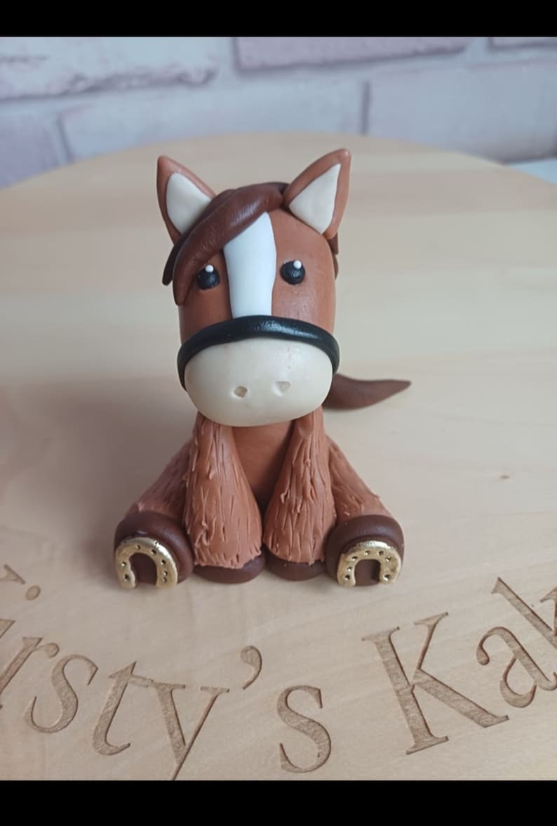 Horse Edible Fondant Cake Topper - Etsy UK