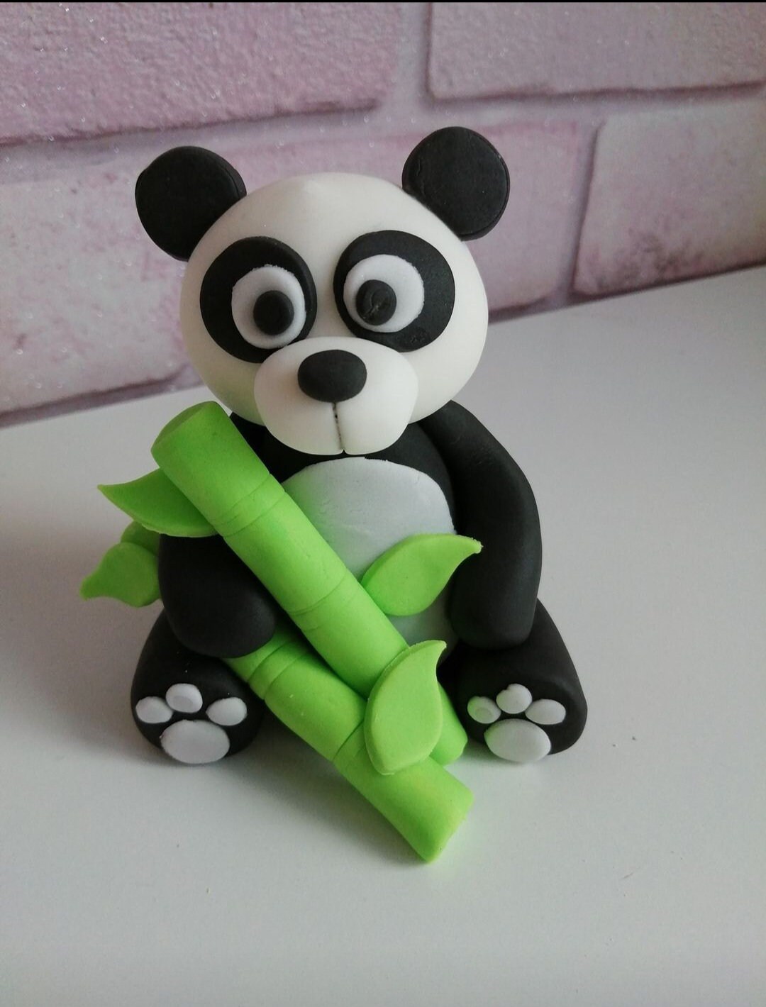 Panda Edible Fondant Cake Topper - Etsy