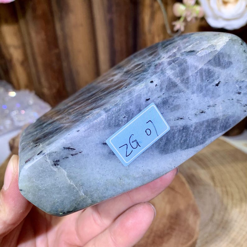 Rare! Large Purple Labradorite Freeform Ornament, Nice Light ...