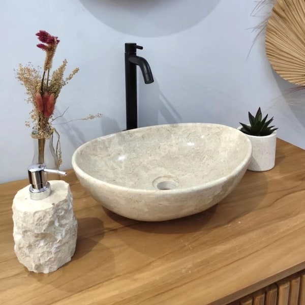 Oval Basins Cream - Etsy UK