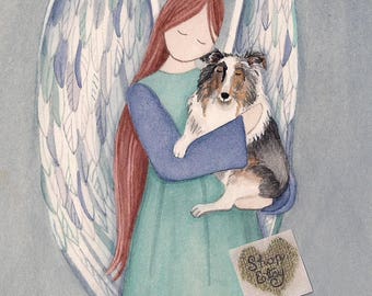 Sheltie Print | Etsy