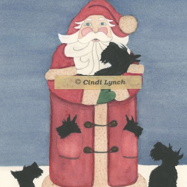Scottish Santa Claus - Etsy