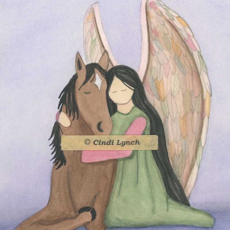 Angel With Horse - Etsy