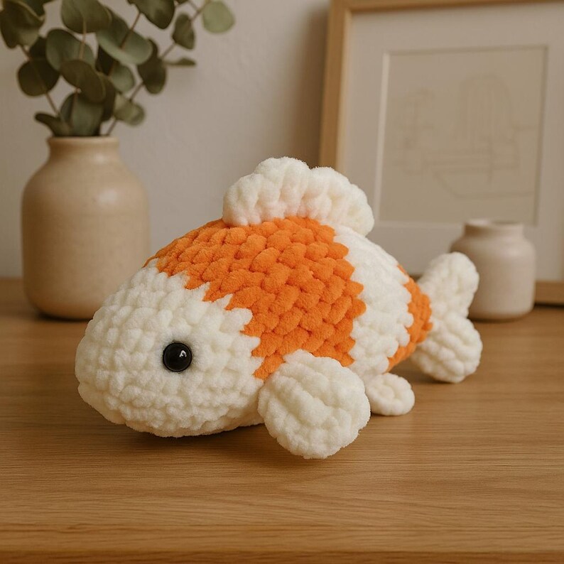 Crochet Koi Fish Plush Toy Pattern: Amigurumi Carp (PDF Pattern) - Etsy