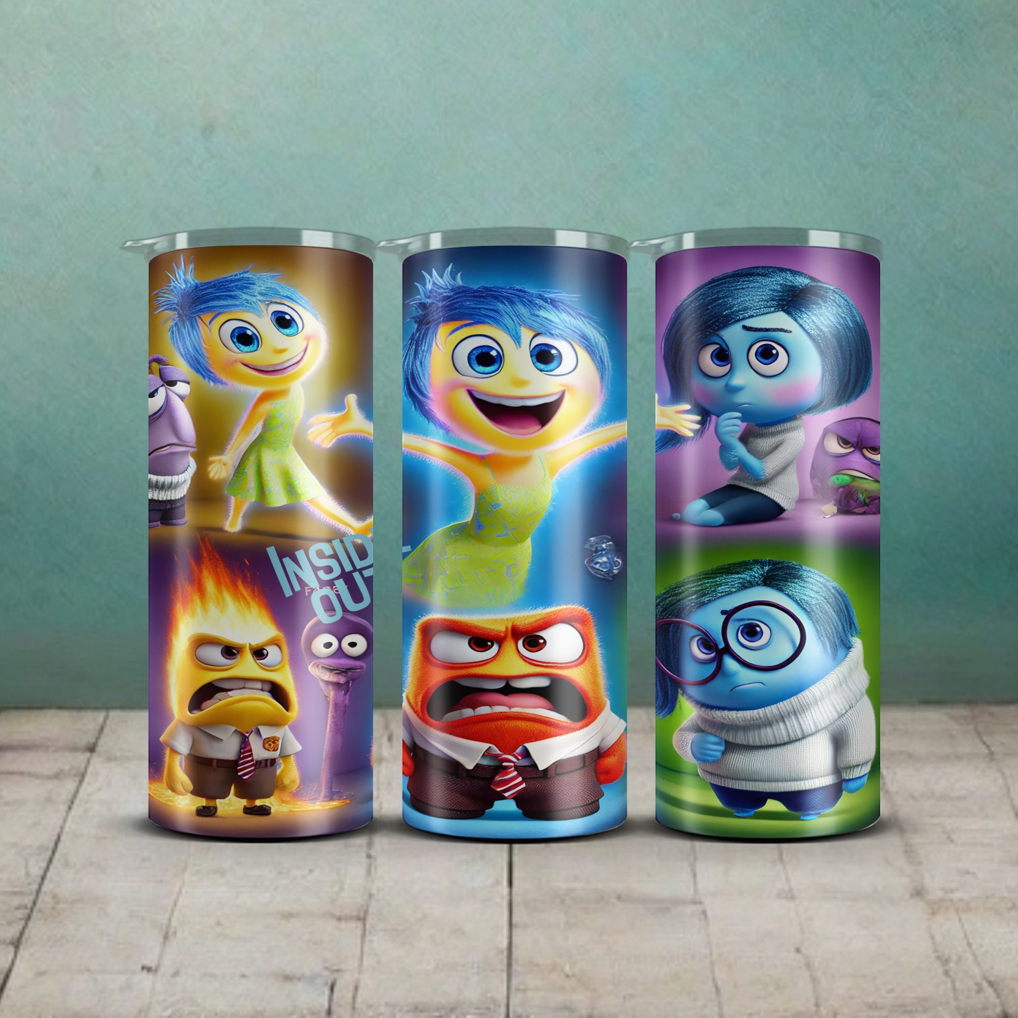 Inside Out 2 Inside Out Clipart Bundle Inside Out PNG Anger Joy Sadness ...