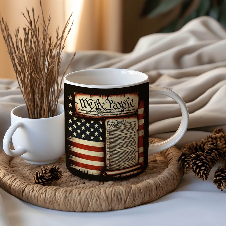 We the People Mug Celebrate American Heritage Mug Patriotic Gift USA ...