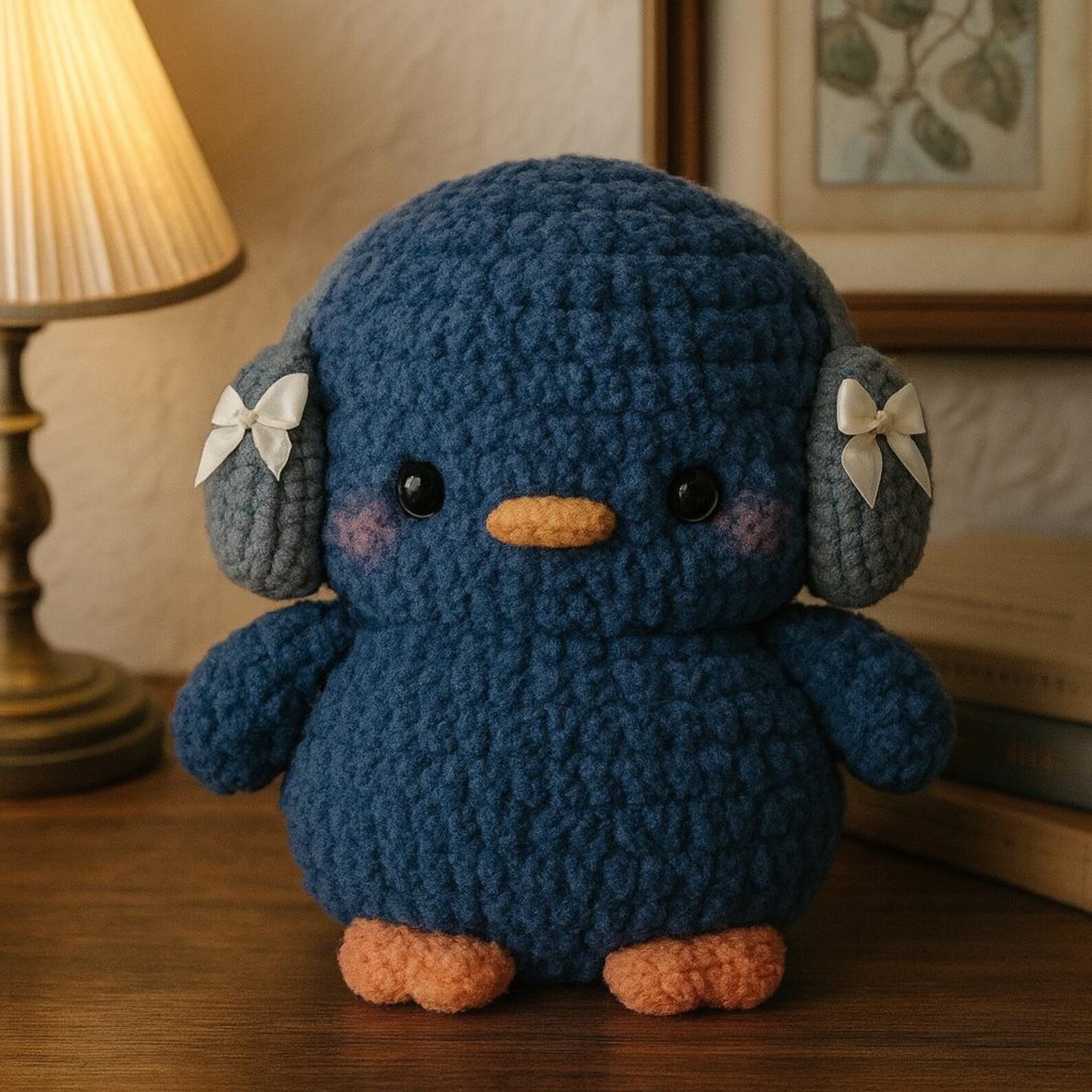 Crochet Duck Amigurumi Pattern With Earmuffs and Hat | Cute Plush Chick ...