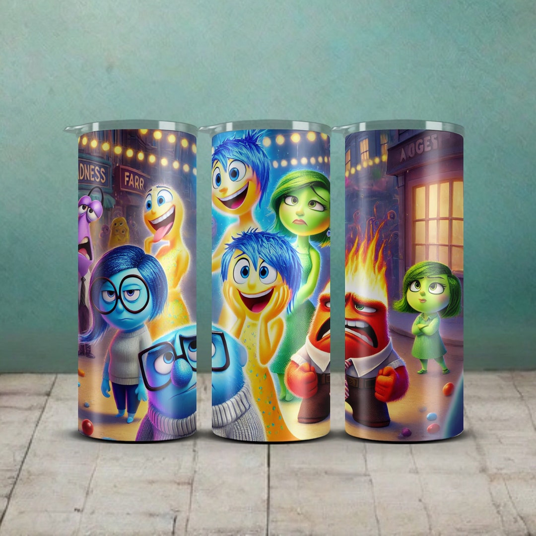 Inside Out Movie Tumbler Designs High Quality 300 DPI Inside Out 2 PNG ...