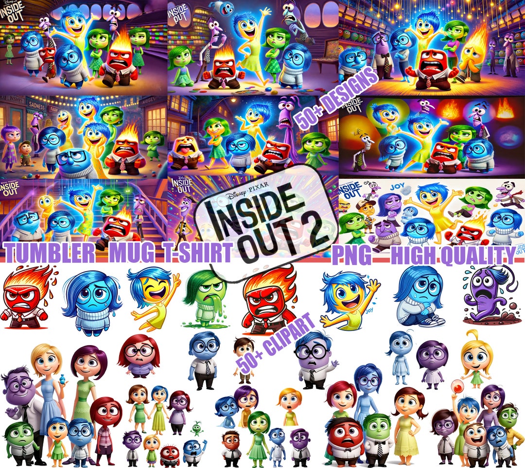 Inside Out 2 Inside Out Clipart paquete Inside Out PNG Ira Alegría ...