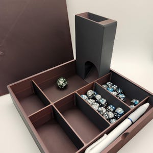 All-in-one Dice Battle Box for Dnd & RPG Games - Medium and Large ...