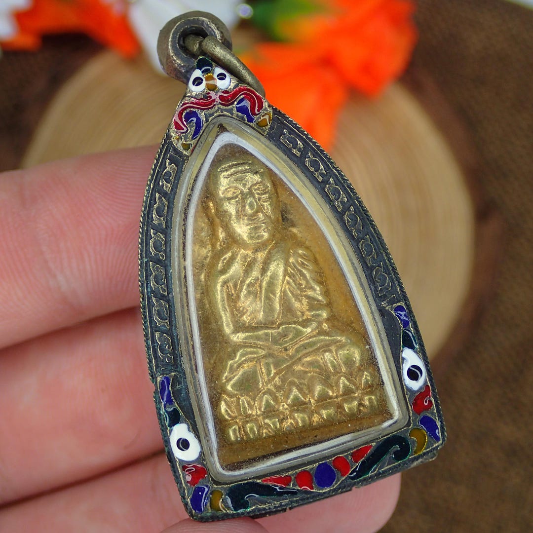 LP Tuad // Monk Thai Amulet Lp Thuad Rare Collectible Pendant Miracle ...
