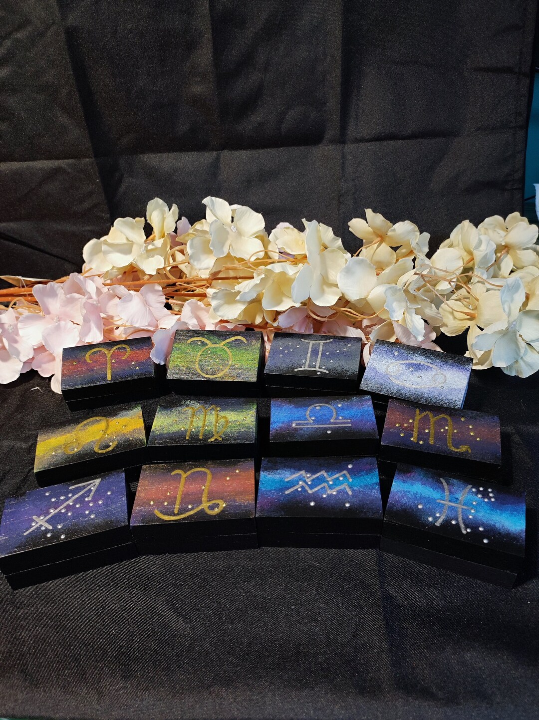 Small Jewelry Box Astro Signs / Handpainting Jewelry Box Astro Signs - Etsy