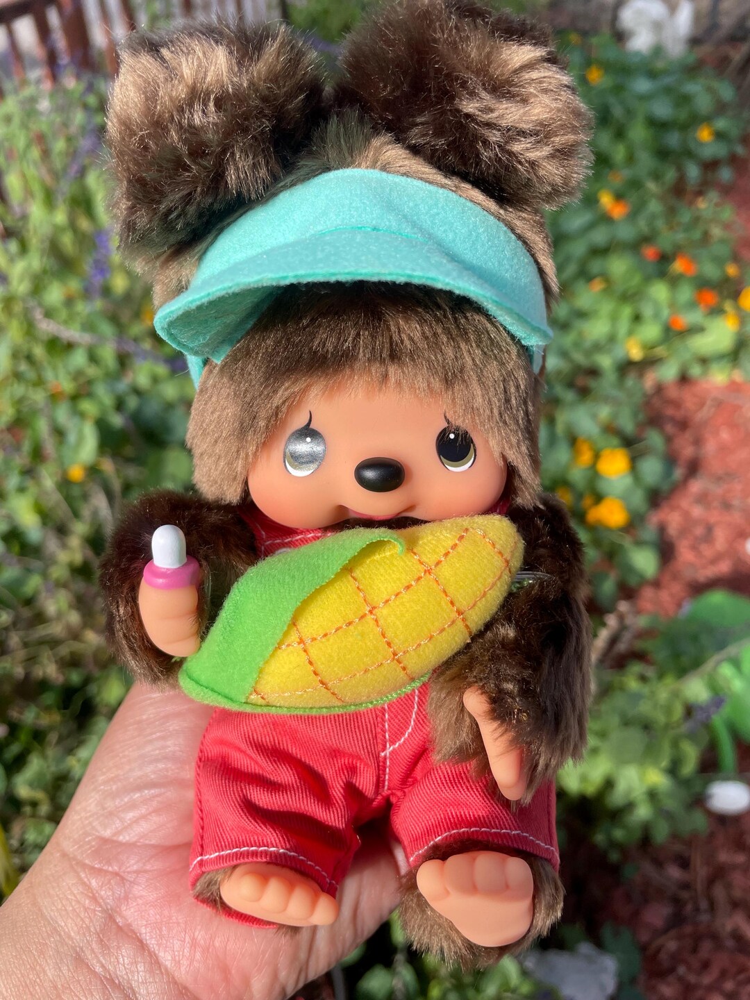 Monchhichi Mon Mon Farm Organic Vegetable Kuma Bear - Etsy